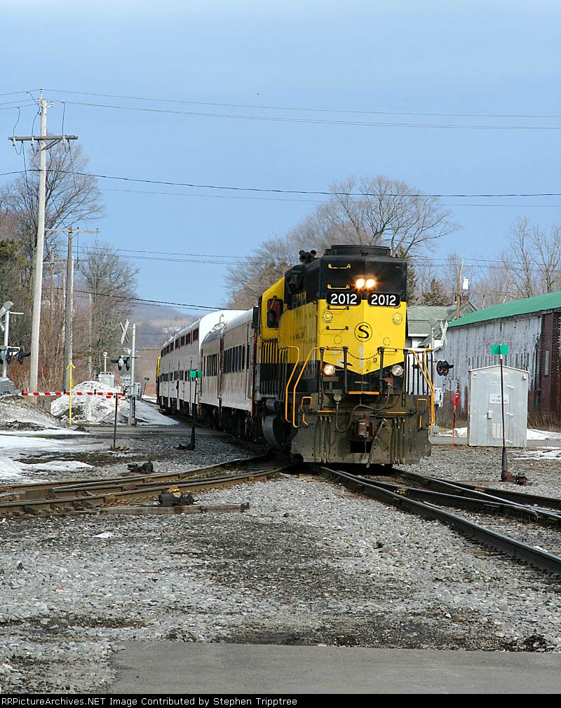 NYSW 2012 arriving at Cortland station